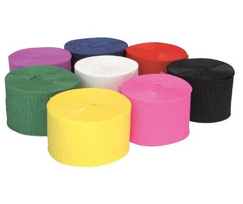 Crepe Streamers Pack of 48 | Educational Vantage