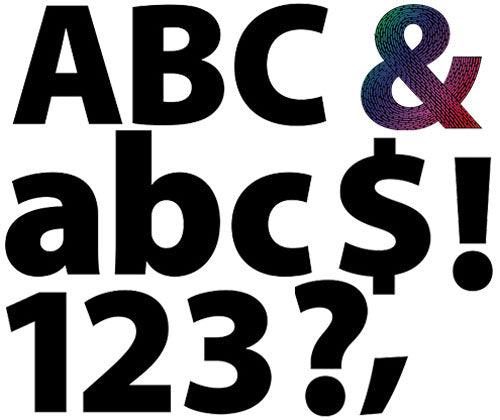 Scratch Adhesive Letters and Numbers 10 Sheets | Educational Vantage