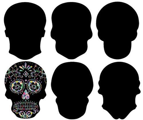 Scratch Skulls Pack of 24 | Educational Vantage