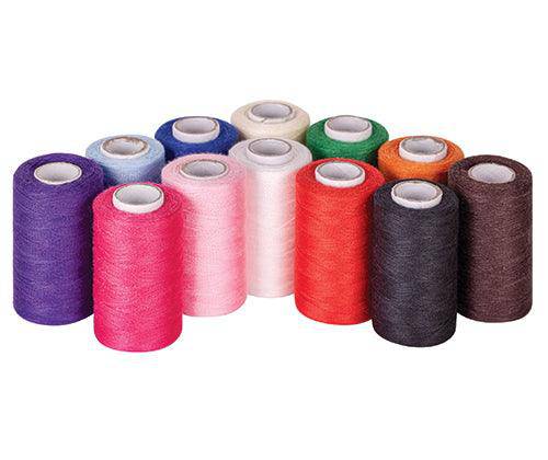 Sewing Thread Cololured 1000 yards Pack of 12 | Educational Vantage